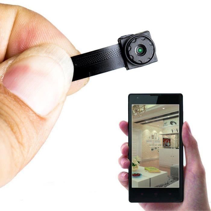 Mini Caméra Espion Wifi HD 1080P Détection de Mouvement Smartphone ...