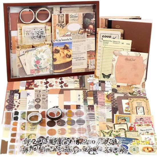 Kit d'accessoires de Scrapbooking de 155 Pièces, Esthétique Bullet ...