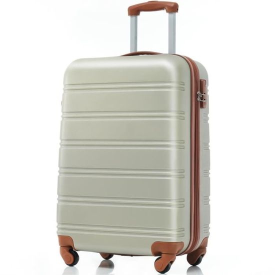 Valise à coque rigide - DREAMMESPACE - 55x36x22.5 cm - 4 roulettes ...