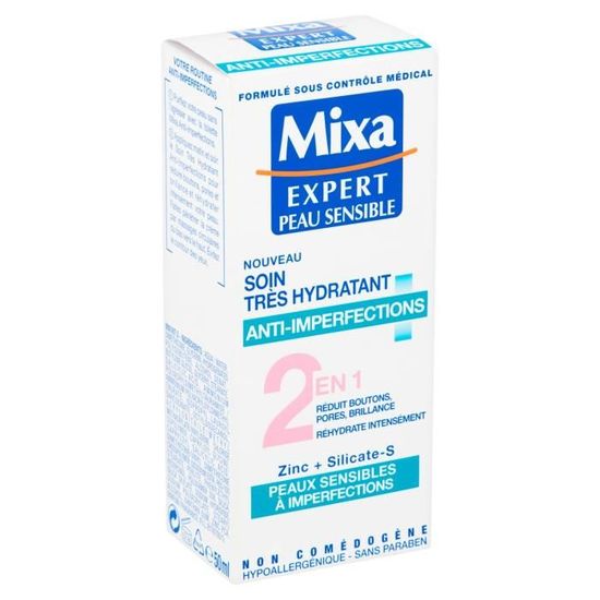 LOT DE 4 - Mixa Expert Peau Sensible Soin Très Hydratant Anti ...