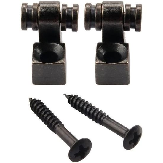 Les arbres de cordes à roulettes guides des retenues de guitare ...