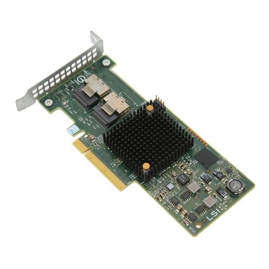 Carte HBA PCI Express 3.0 - TBEST - 8 ports - 6 Gb/s - Adaptateur ...