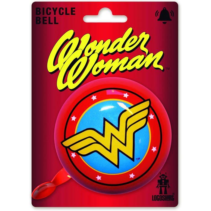 LOGOSHIRT - DC Comics - Wonder Woman Logo - Sonnette vélo - Vintage ...