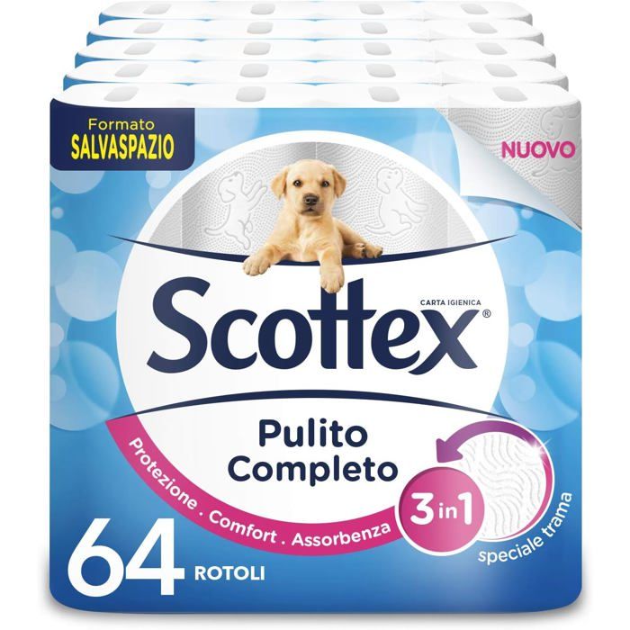 Scottex Lot de 64 rouleaux de papier toilette propre 20 - Cdiscount Au ...