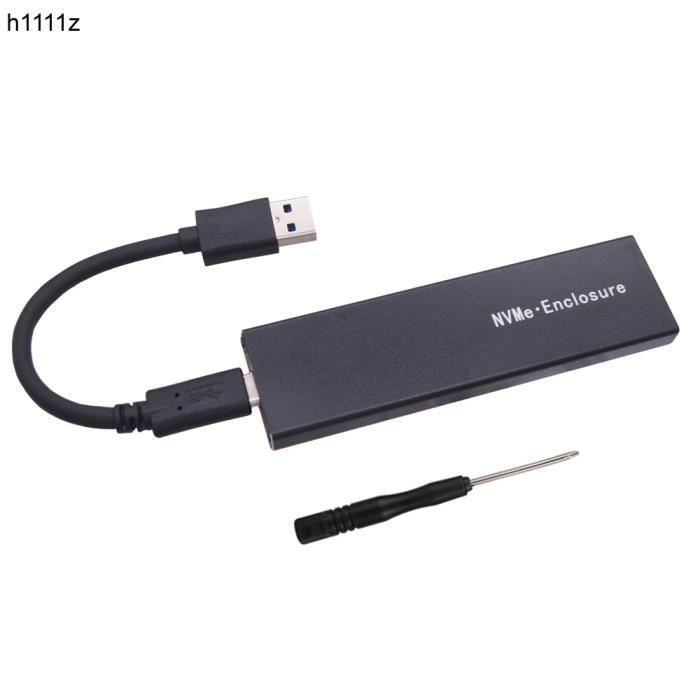 Boîtier M.2 Vers Usb 3.1 Pour Ssd M2, Double Protocole Rtl9210b ...