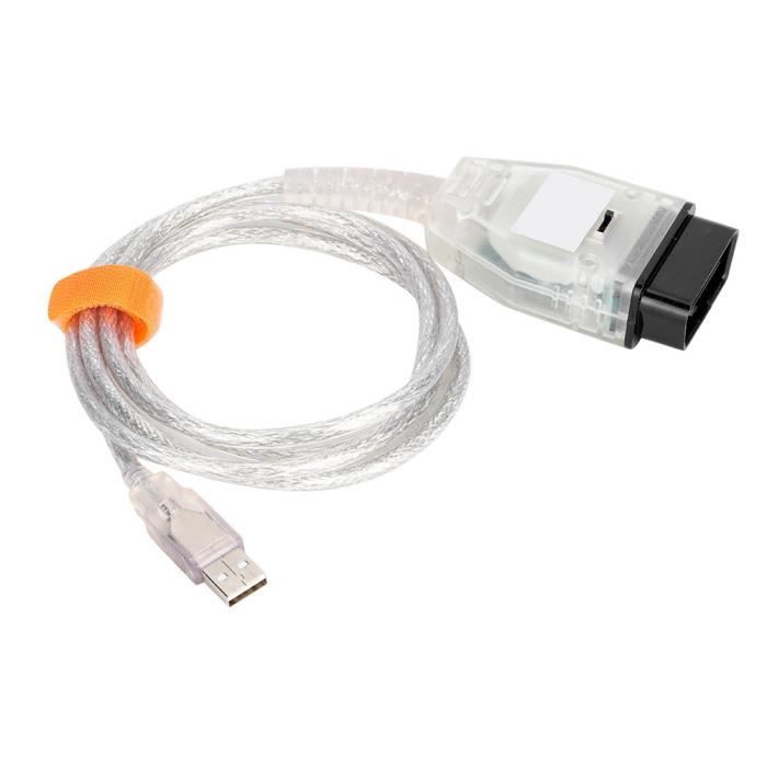 Ashata Câble d'interface OBD2 INPA K + DCAN avec puce FT232 avec ligne ...