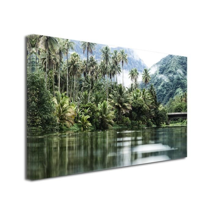 DECLINA, tableau toile océan, Tableau toile déco paysage Polynésie ...