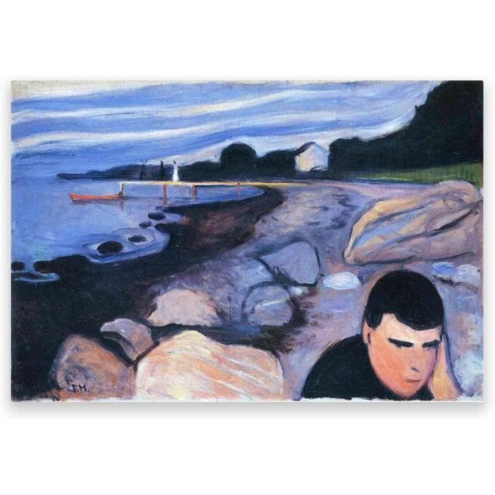 Edvard Munch Toile murale célèbre Photos de reproduction de Tableaux ...