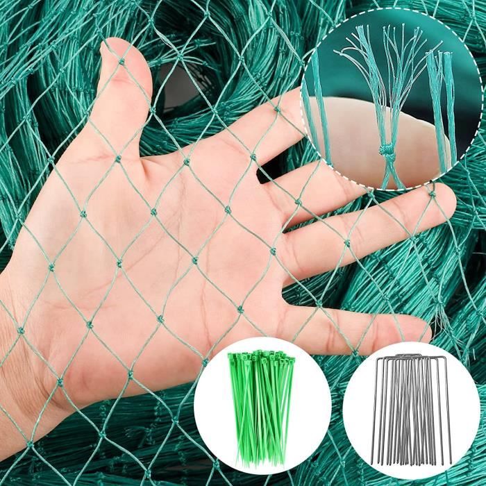 Filet de Protection Maille Fine pour Bassin de Jardin, 3 x 4m Filet de ...