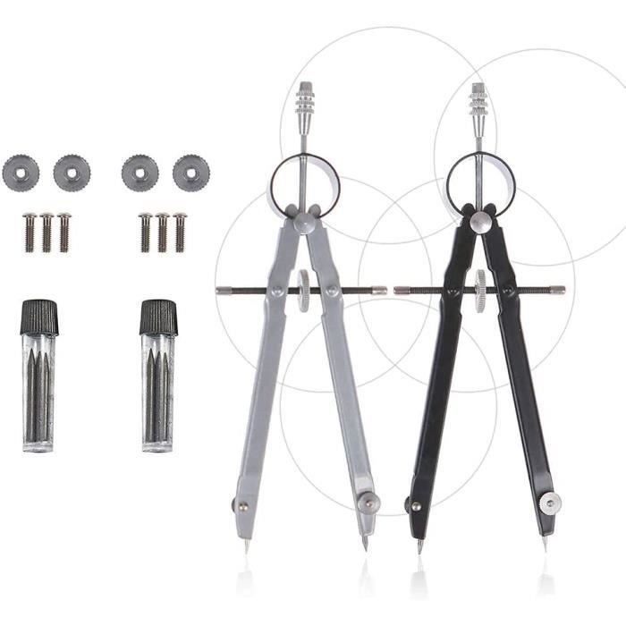 Compas Professionnel, Compas Scolaire de Précision à Réglage Rapide en ...