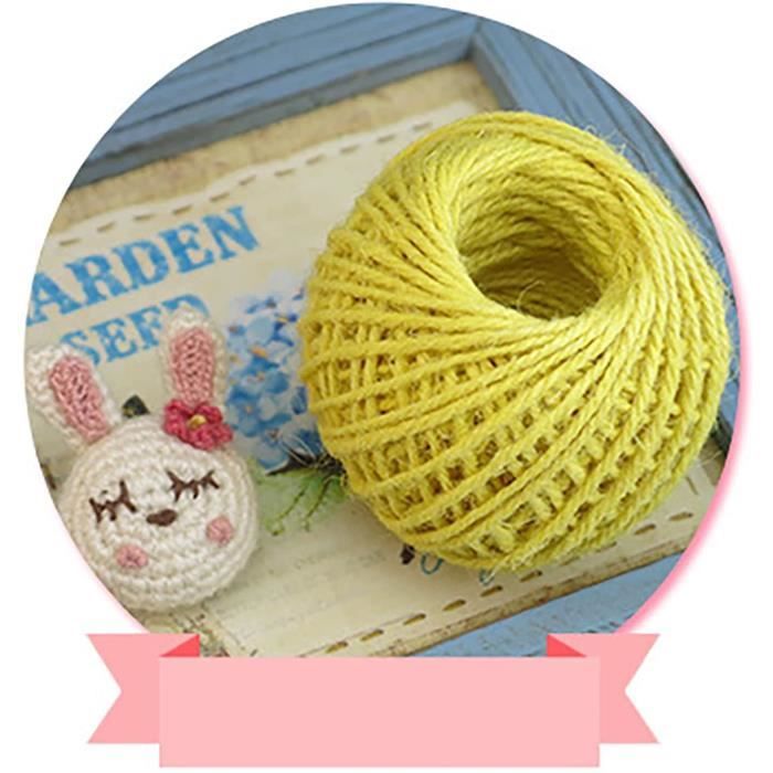 Corde De Ficelle Naturelle De 2 Mm, 15 Types De Couleurs En Option ...