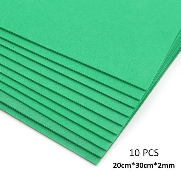 Papier à plier - Green - A4 - 2mm d'épaisseur - 10 pièces - Origami ...