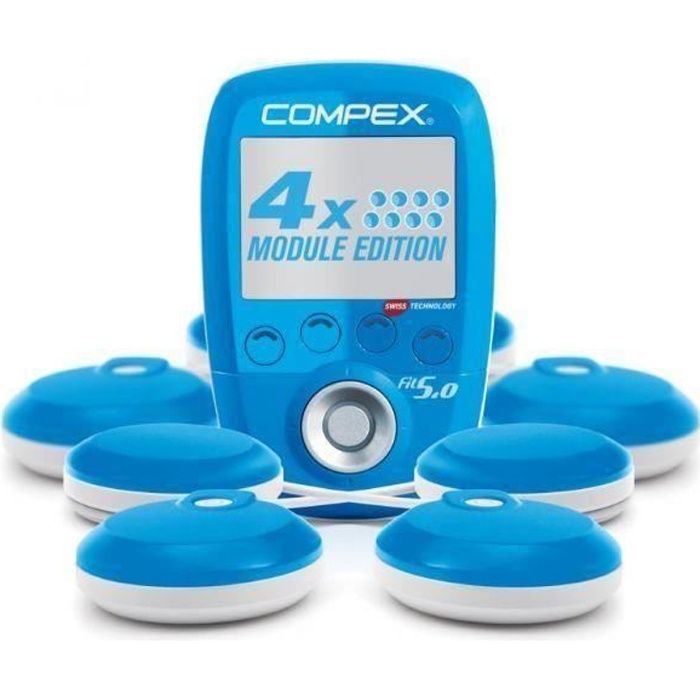 COMPEX ELECTROSTIMULATEUR FIT 5.0 - 4 MODULES - Cdiscount Sport
