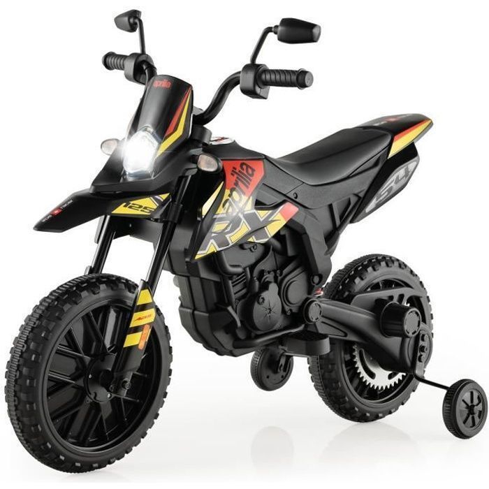 Moto Électrique Enfant DREAMADE - Batterie 12V - Vitesse 5,5-6 km/h ...