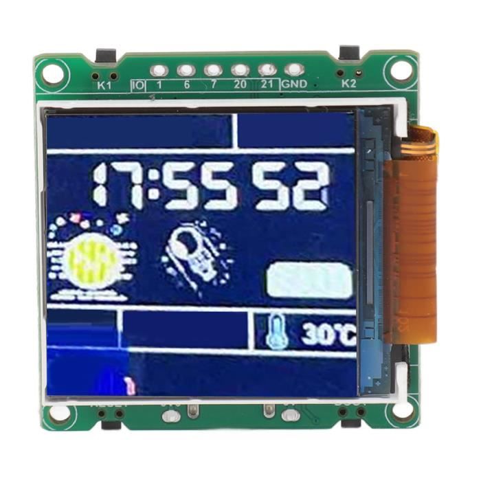 HURRISE Mini TV Portable Pendant 1.44 pouces affichage LCD pour ESP32 ...