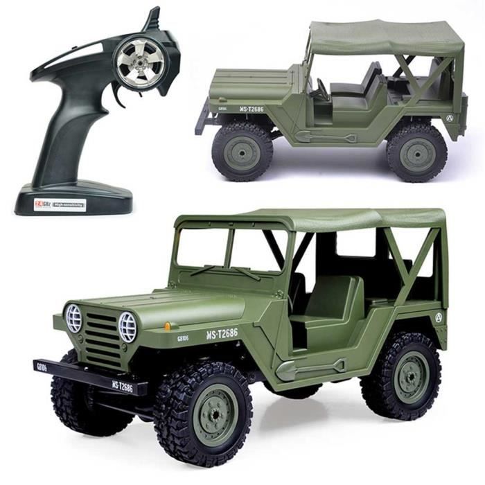 MOGOI Jouet de voiture Jeep télécommandée sans fil 1:14 voiture d ...