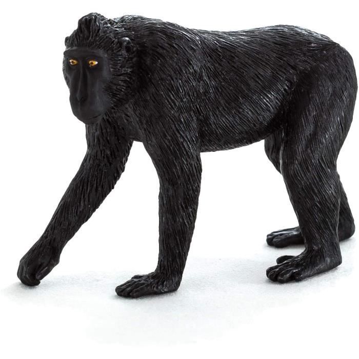Figurine Miniature - MOJO - Macaque à Crête Noire - Collection Faune ...