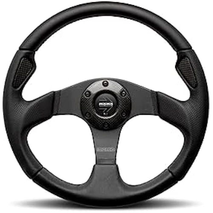 Volant MOMO JET D32 320 en cuir noir - Cdiscount Auto