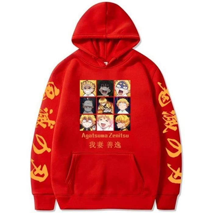 SWEATSHIRT Imprimé Nezuko Anime Demon Slayer Sweat à Capuche Tanjiro ...