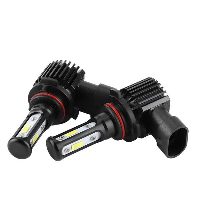 Qiilu Phare à LED 120W 6000K LED phare étanche à la poussière 9006 ...