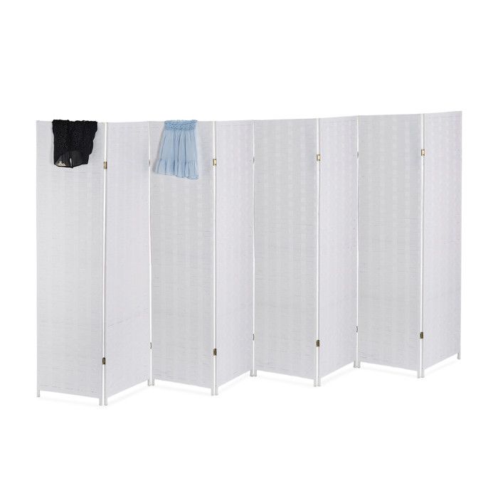 Paravent Relaxdays, H x L : 170 x 320 cm, paravent pliable, paravent à ...