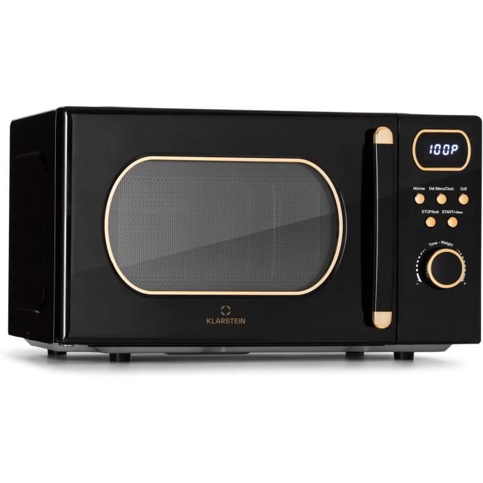 Four Micro-Onde Gril Multifonction 800W, Design Vintage En Acier ...