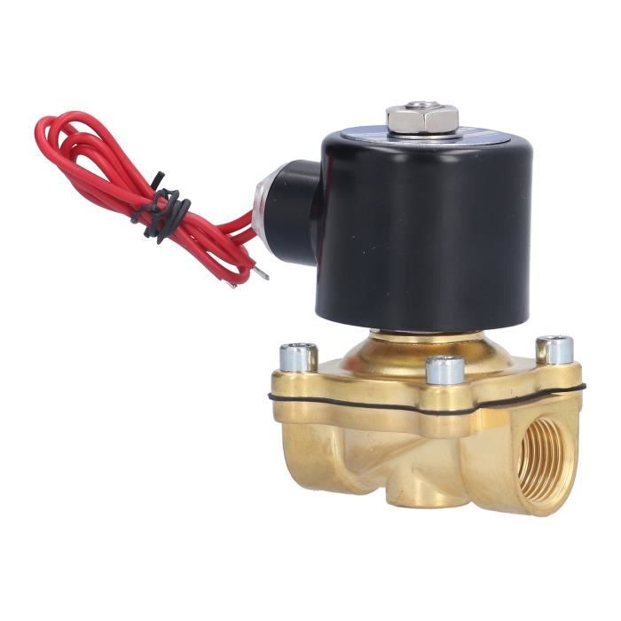YOSOO Électrovanne 12v Électrovanne Laiton 0‑1.0MPa Pression Connexion ...