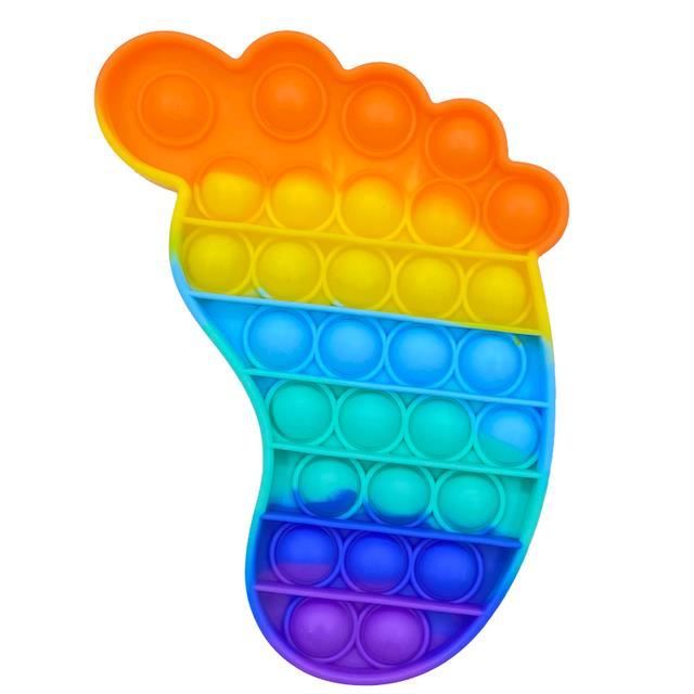 Jouets de décompression,PL-336--Push Bubble Sensory Fidget Toy Box pour ...