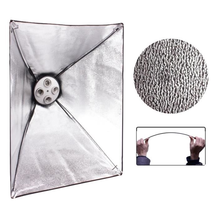 Softbox Trépied Ampoule--SH-Kit de boîte à lumière pour studio photo ...