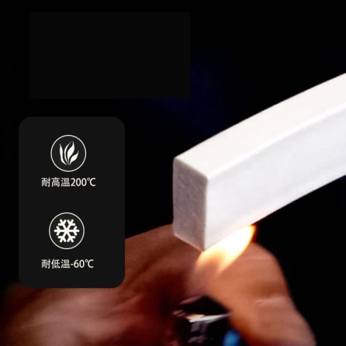 3Meters - 8x8 mm - Bande éponge carrée en silicone, joint de garniture ...