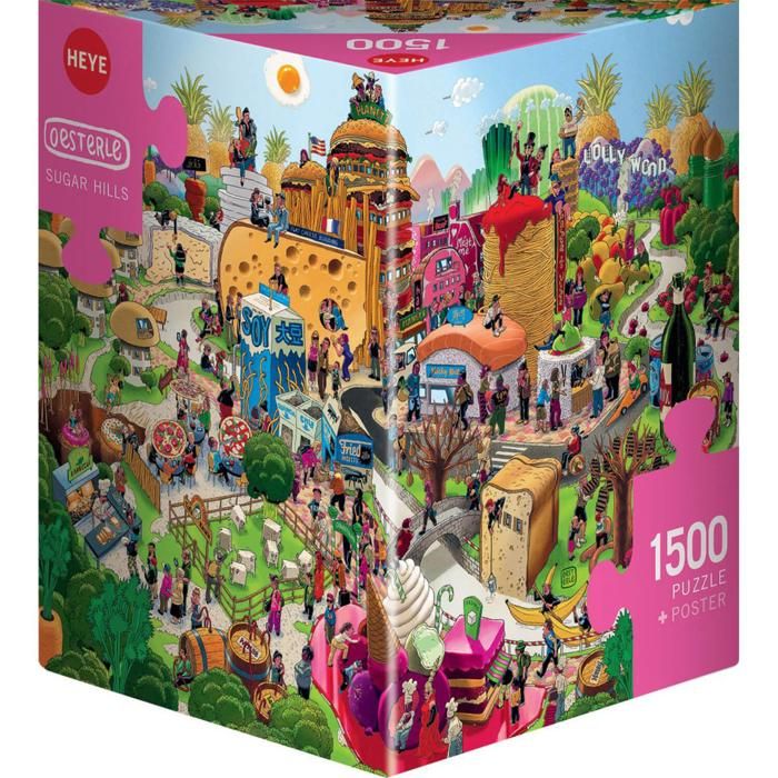 Puzzle 1500 pièces : Collines du sucre, Oesterle - Cdiscount Jeux - Jouets