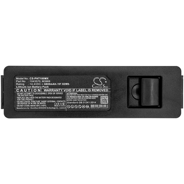 TECHTEK CS-PHT100MX Batterie compatible avec [Philips] BiPAP A30, BiPAP ...