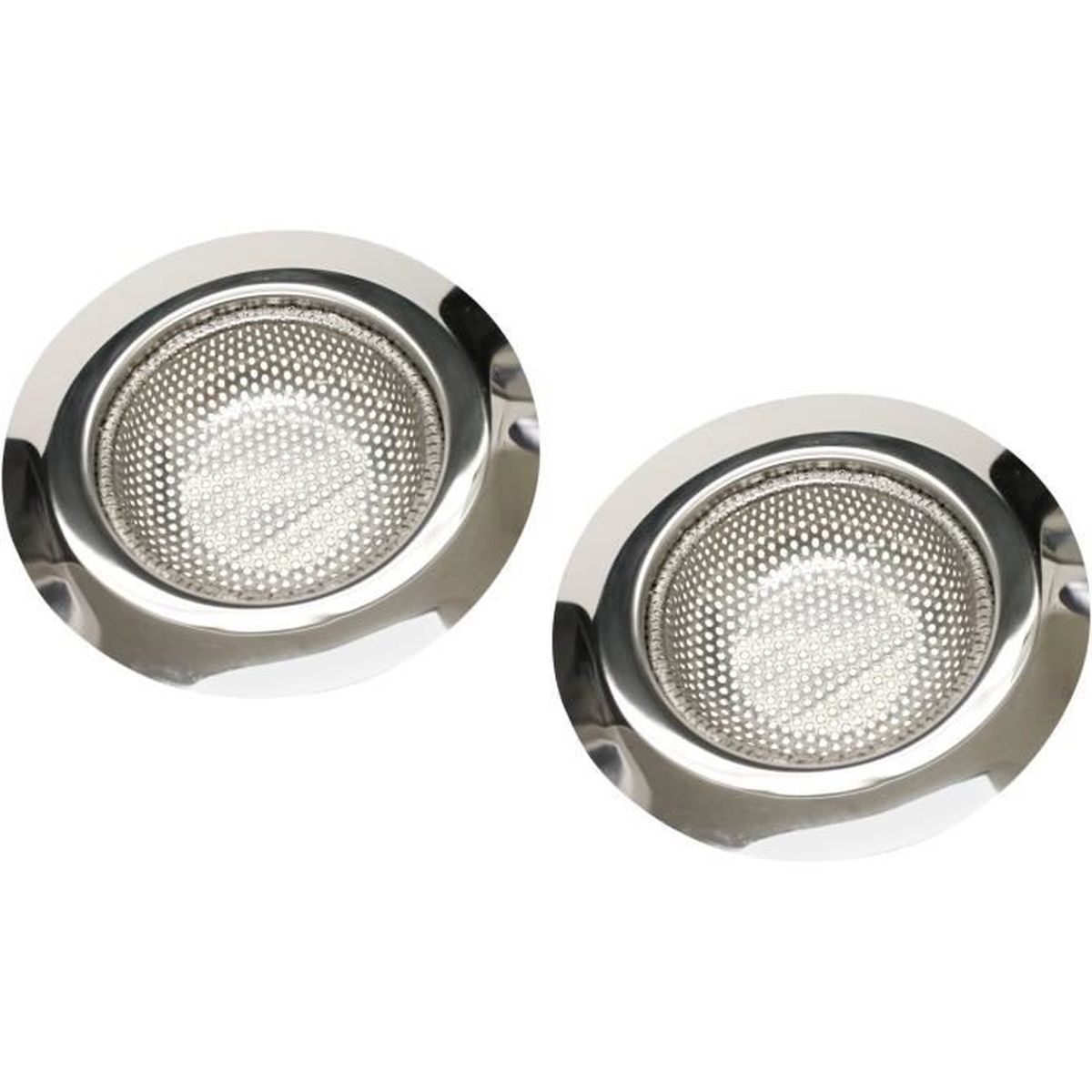 Jeu de 2 crépines pour évier de cuisine,YSTP crépine en acier ...