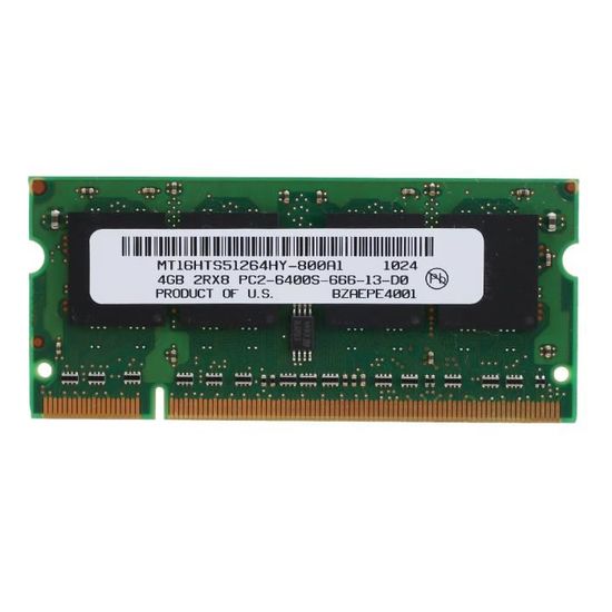4 Go de RAM DDR2 pour Ordinateur Portable 800 Mhz PC2 6400 SODIMM 2RX8 ...