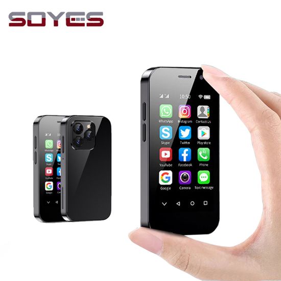SOYES XS14 Pro 4G Mini Smartphone 3.0" CPU MTK6739 Android 9.0 Reconnaissance Faciale 2600mAh ...
