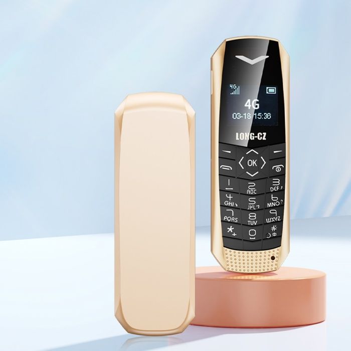 LONG-J60 4G Mini Feature Phone 0,66 pouce Téléphone étudiant 600mAh ...