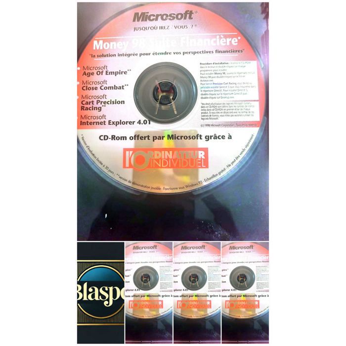 Microsoft Money 98 Suite Financière – Logiciel PC – CD-ROM – Sans ...