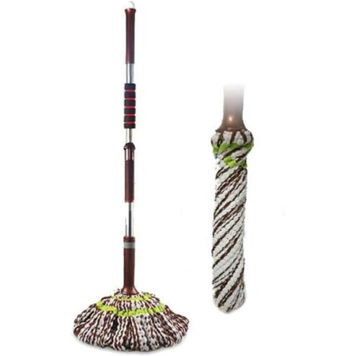 Balai Lave Sol Vadrouille en Microfibre Twist Mop for Lavage de ...