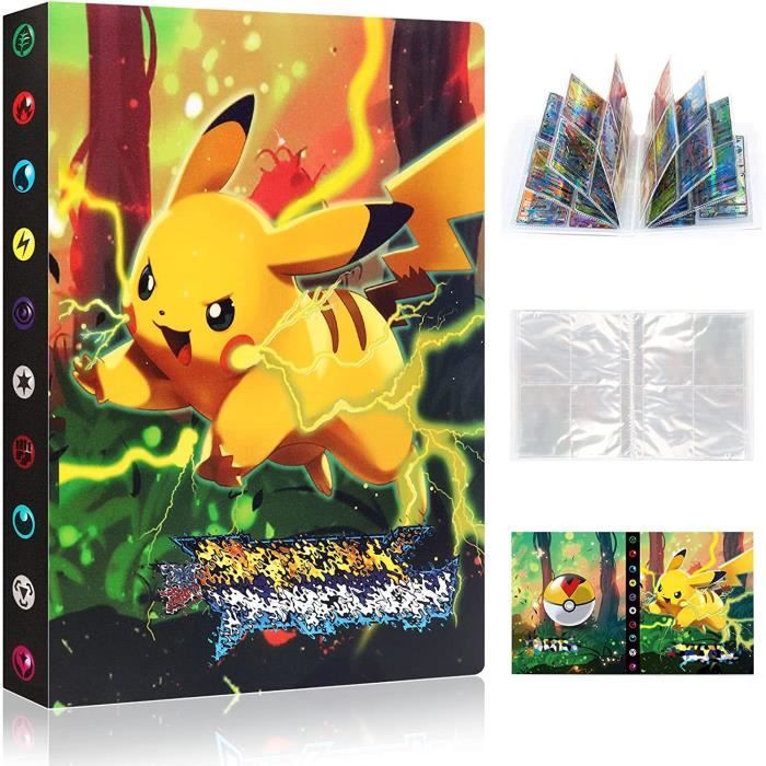 Classeur Carte Poke - mon, Livre de Carte, Carnet Poke - mon, Classeur ...