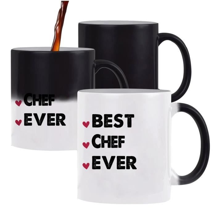 Mug magique - Best Chef Ever - Porcelaine - Céramique - 325 ml ...