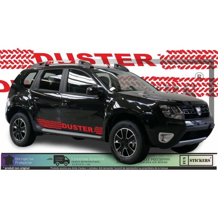 Tuning Sticker Autocollant - DACIA - Duster - Rouge - Résistant UV ...