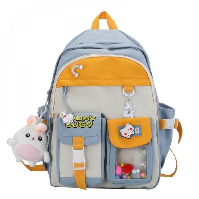 Cartable pour Filles Cartable Fille Cœur Japonais Pop School Cartable ...