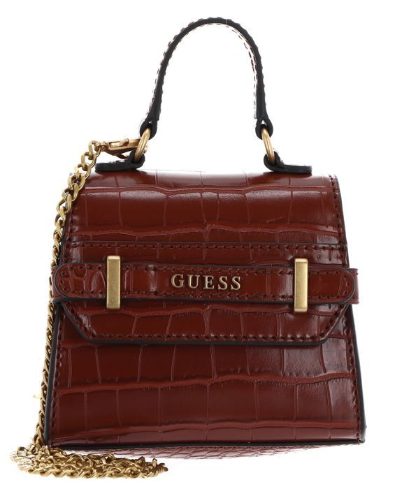 GUESS Sac à épaule bandoulière marron pour femme - Sestri Micro Mini ...