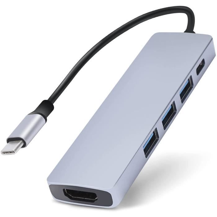 HUB USB C Adaptateur Multiport 5 en 1 USB C Adaptateur MacBook Air avec ...