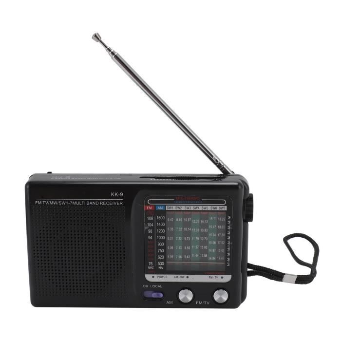 Radio portable - HURRISE - Multibande FM MW SW - Compacte - Antenne ...