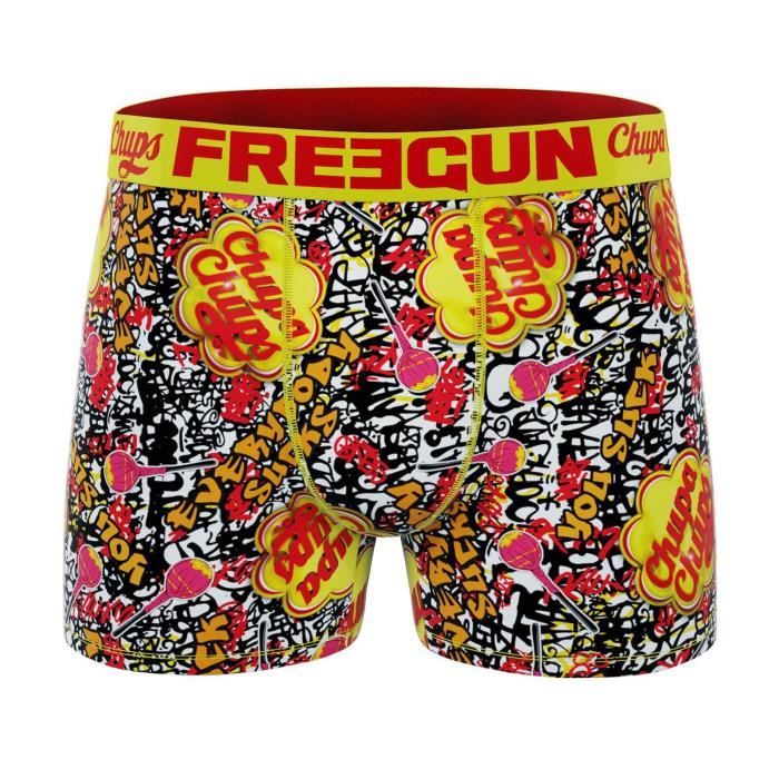 Boxer Homme Microfibre 'Chupa Chups' - FG/CC8/1/BM/SUC/04 Jaune ...