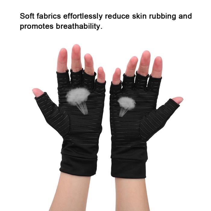 Mxzzand Gants de compression des doigts 1 paire de gants de compression ...