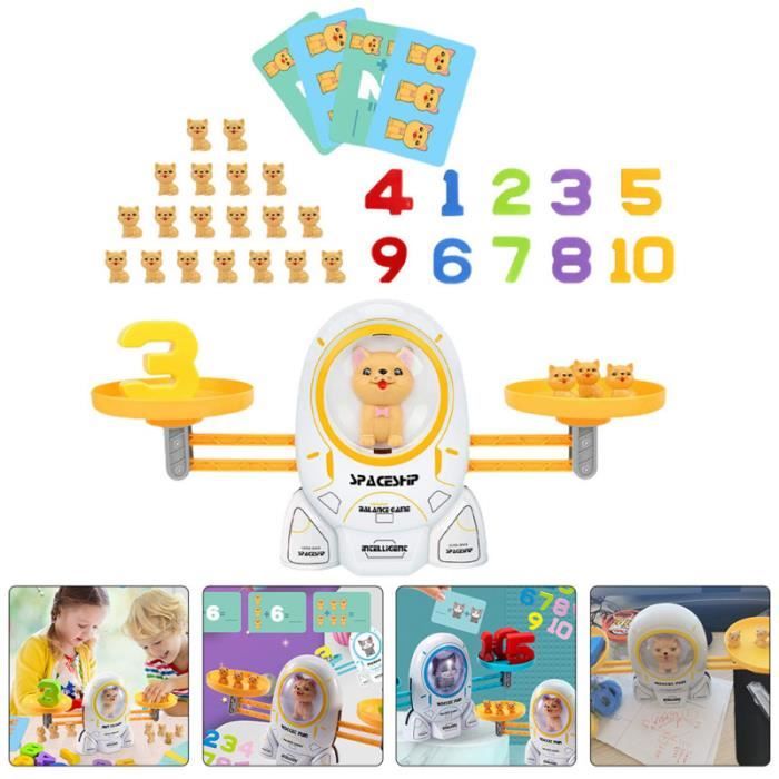 1 Set Cartoon Balance Math Game Toy Mathematical Calculate Children ...