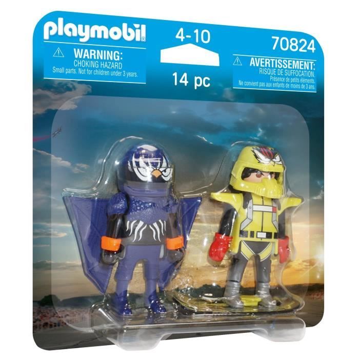 PLAYMOBIL - 70824 - Playmobil Duo - Air Stuntshow - Enfant - A partir ...