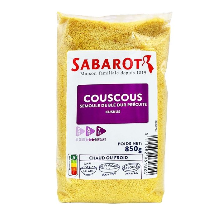 Couscous moyen sachet de 850g Sabarot - Cdiscount Au quotidien